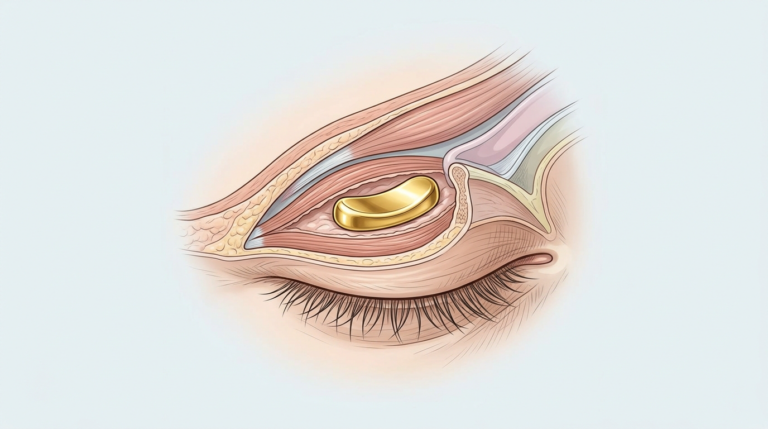 Gold Weight Eyelid Procedure - Facial Nerve Palsy Therapy
